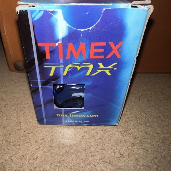 Timex TMX Digital Sport Watch Blue with Original Box â Vintage 2000s ...