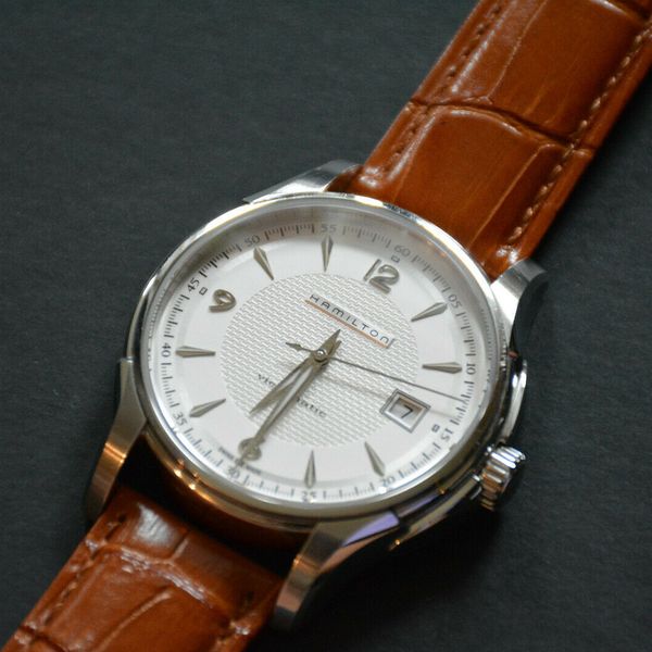 HAMILTON Jazzmaster Viewmatic Automatic 40MM Guilloche Auto Watch ...