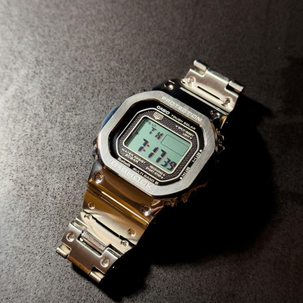 [WTS] Casio GShock Full Metal Square GMWB5000D-1 Silver | WatchCharts ...