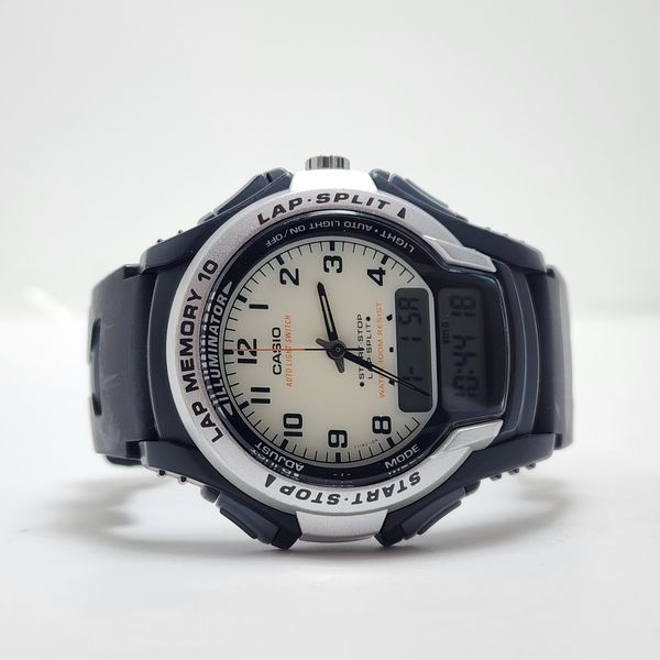 CASIO WS-300 ILLUMINATOR ANA-DIGI LAP MEMORY CHRONOGRAPH MEN'S WATCH ...
