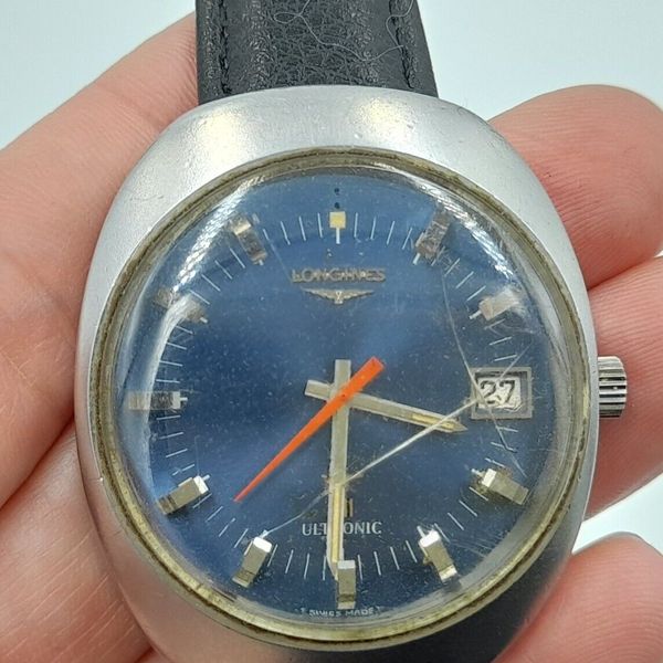 Watch Longines Ultronic Quartz Blue Dial / Date | WatchCharts Marketplace