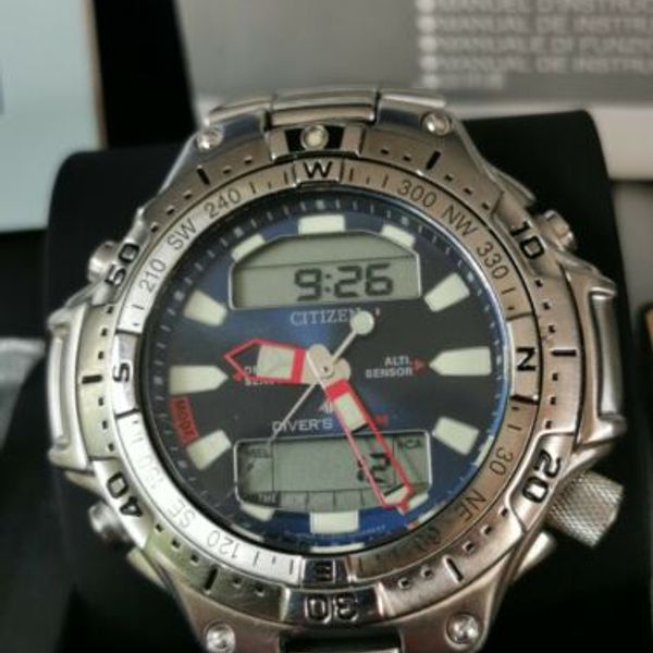 Citizen Aquamount Promaster JP3000 Alti-Depth Meter C900 | WatchCharts ...
