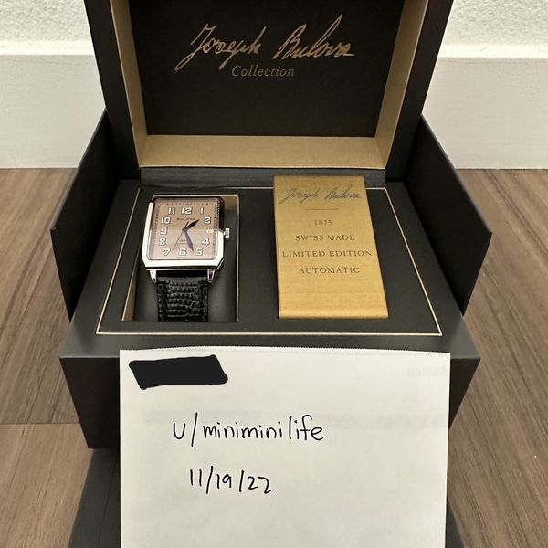 [WTS] Bulova Breton “Joseph Bulova” | WatchCharts