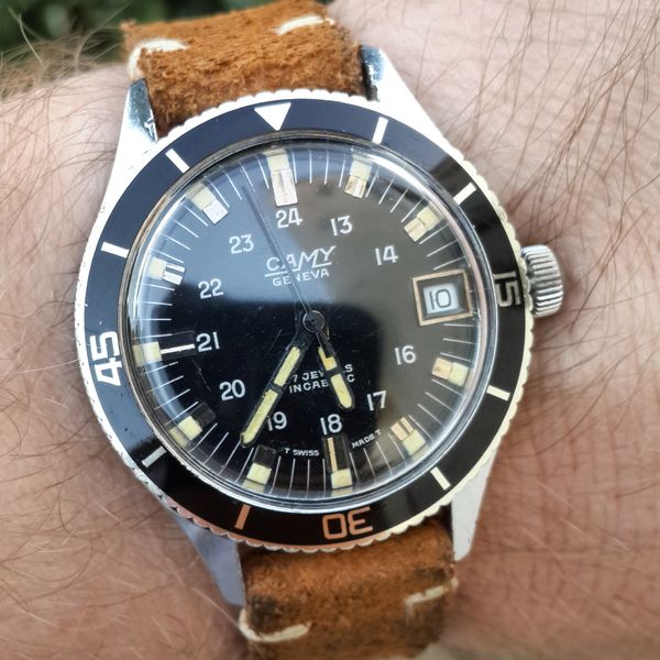 FS: Vintage Camy Diver watch | WatchCharts Marketplace
