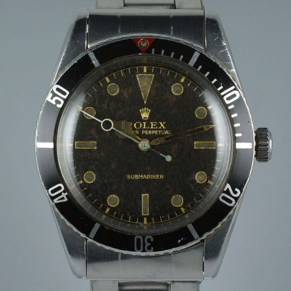 FS: 1954 Rolex Submariner Ref: 6205 with Red Triangle Bezel ...