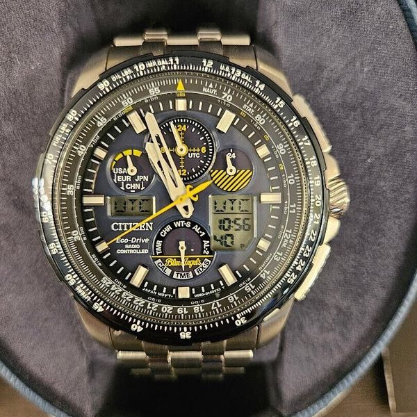 Citizen Promaster Sky Blue Angels JY8058-50L Eco-Drive Solar Men Watch ...