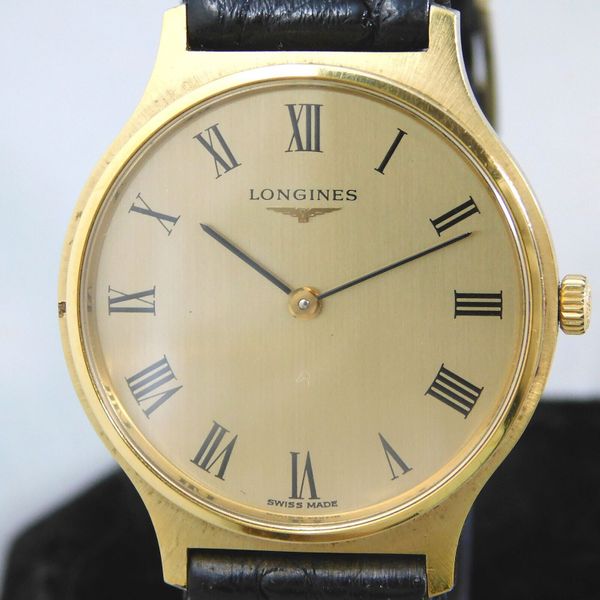 LONGINES L847.3 HAND-WINDING GOLD PLATED MEN'S VINTAGE WATCH SWISS MADE ...
