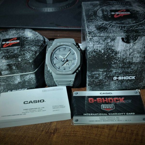 Casio G-Shock GA2110ET-8A Carbon Core Guard Gray "Casioak ...