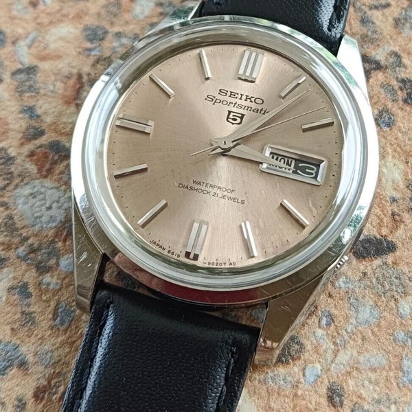 Vintage Seiko 5 Sportsmatic 21 Jewels 6619 9010 JDM February 1966 | WatchCharts Marketplace