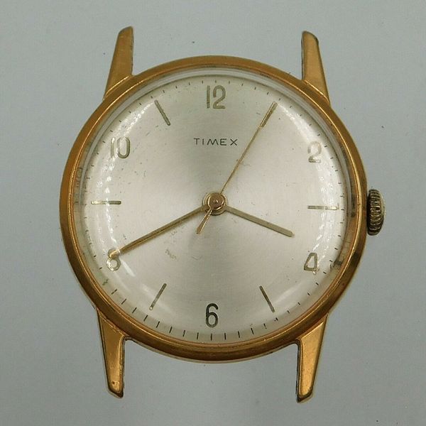 Timex watch 1963 Marlin runs + nice dial M22 movement lot b90 ...