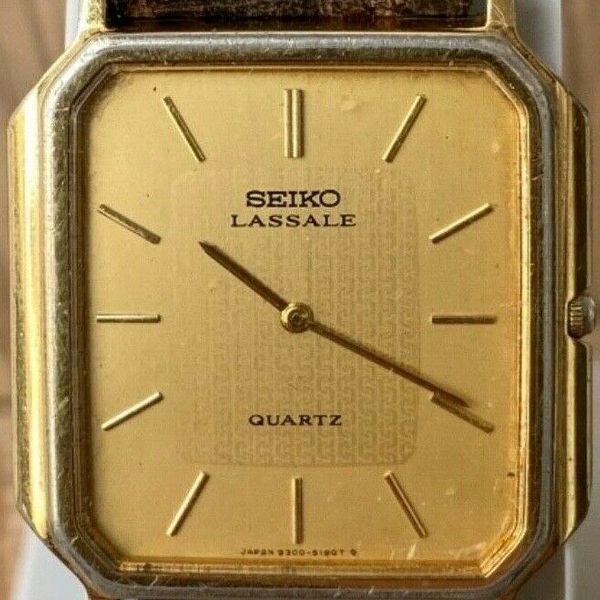 Seiko Vintage Quartz Watch Mens Lassale (9300-5119) Ultra Thin | WatchCharts