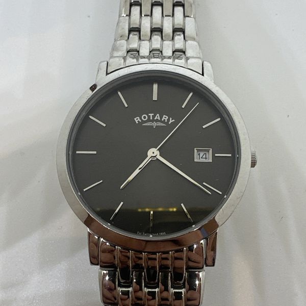 Rotary Mens Stainless Steel Classic Watch With Date | WatchCharts ...