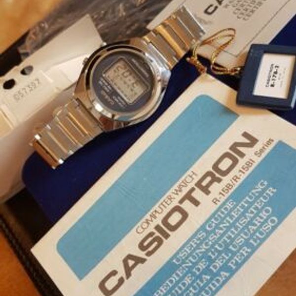 Vintage Casio casiotron R17 x-1r Watch.First casio digital watch NOS.Rare casio | WatchCharts ...