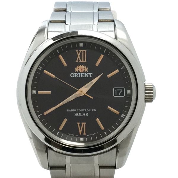 [Used] ORIENT Solar Watch / Analog / Stainless Steel / SLV / SE00-C2-B ...