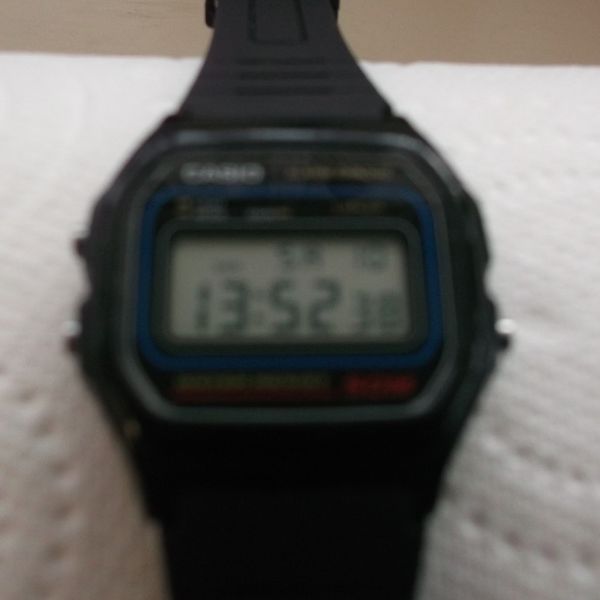 2 Casio Alarm Chrono water resist digital watches, F-91W and W-59 ...