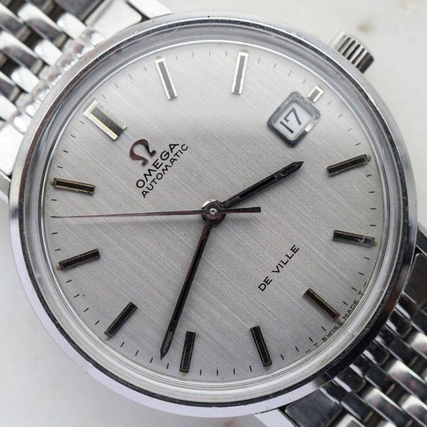 Omega DeVille Grey Linen Dial Ref. 166.033. | WatchCharts Marketplace