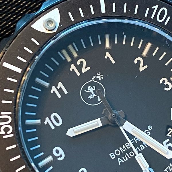 Bombfrog BT25 Tritium T-25 Black PVD coated diver | WatchCharts