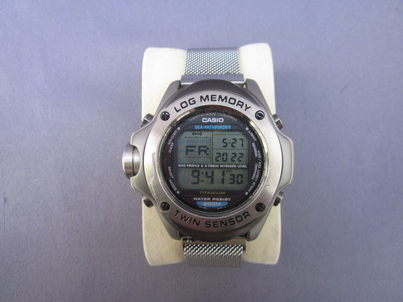 CASIO カシオ SPF-100 SEA PATHFINDER ダイビングウォッチ メンズ 腕時計 メタルバンド デジタル スクリューバック ...