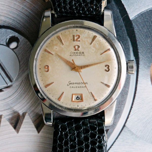 FS 1950s Omega Seamaster Date at 6 2757 Cal. 355 | WatchCharts Marketplace