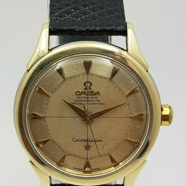 VINTAGE OMEGA CONSTELLATION PIEPAN REF.2852 12SC CAL.505 STEEL GOLD ...