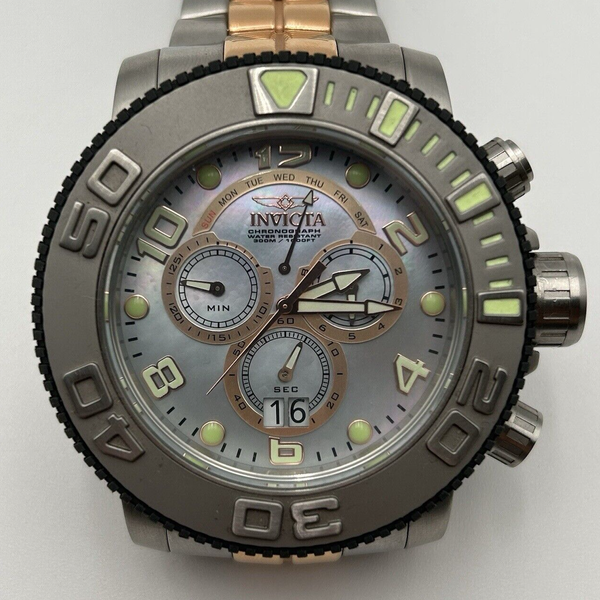 Invicta 13686 Sea Hunter Stainless Steel Quartz 300m Pro Diver Heavy ...