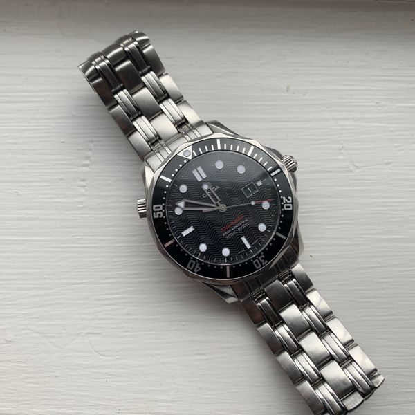 [WTS] Omega Seamaster Full Size 41mm Black Wave Dial Last of the Quartz ...