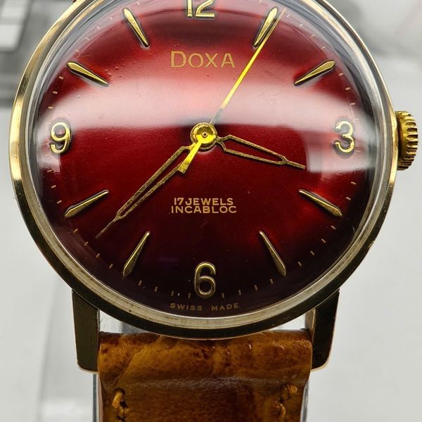 Vintage Doxa 9k Solid Gold Hand-Winding Watch | WatchCharts Marketplace