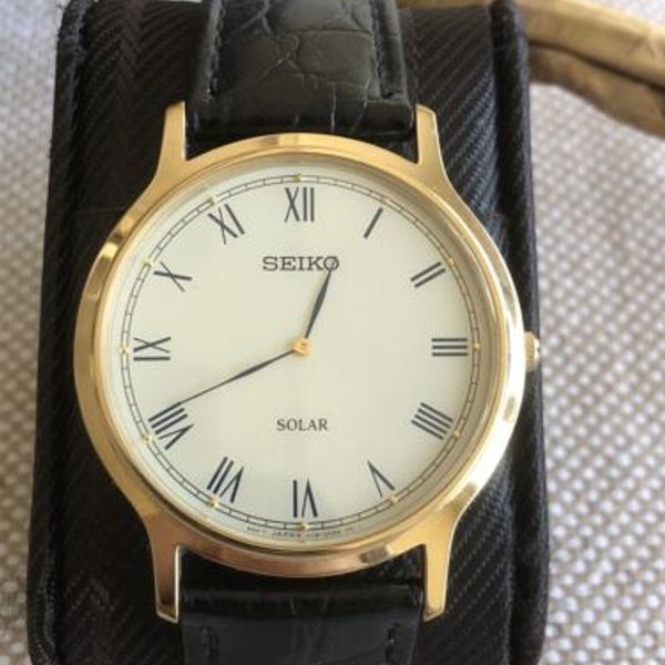 Seiko Solar Powered Solar Watch Unisex V115-0BE0 | WatchCharts Marketplace