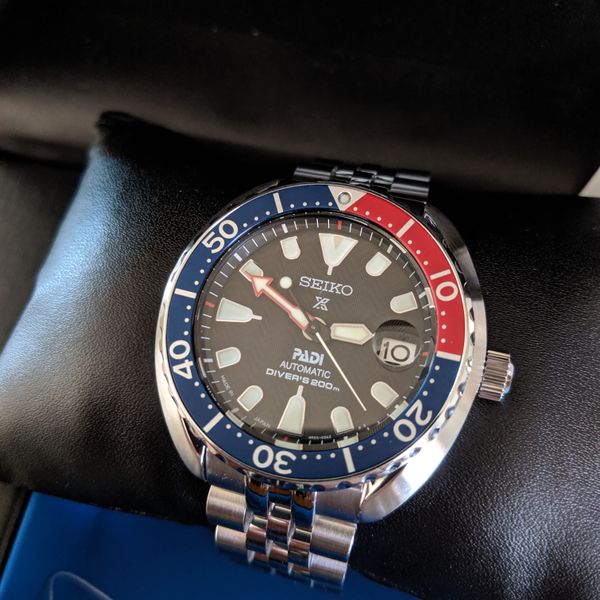 FS: Seiko Prospex PADI Pepsi Baby/Mini Turtle SRPC41 with Strapcode ...