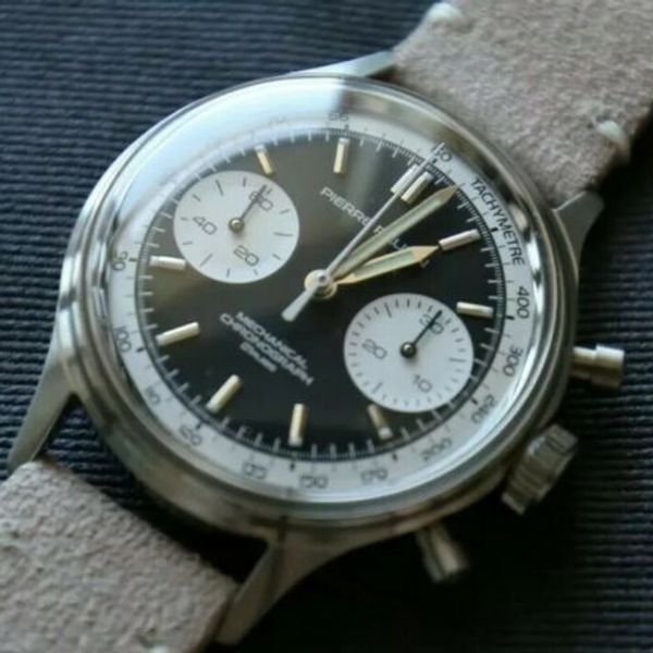 Merkur Pierre Paulin Chronograph. Sea-gull Column Wheel movement. In ...