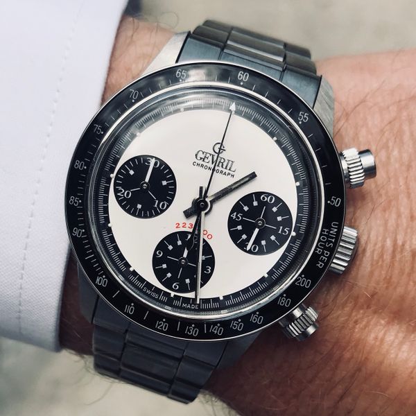 FS: White Panda Dial Tribeca with Black Bezel | WatchCharts