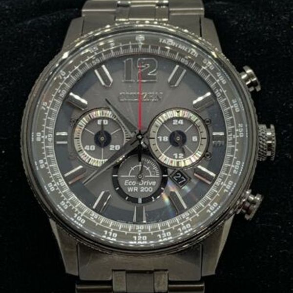 Citizen B620-S111421 Men's Watch Black Dial Eco Drive Analog 45mm ...