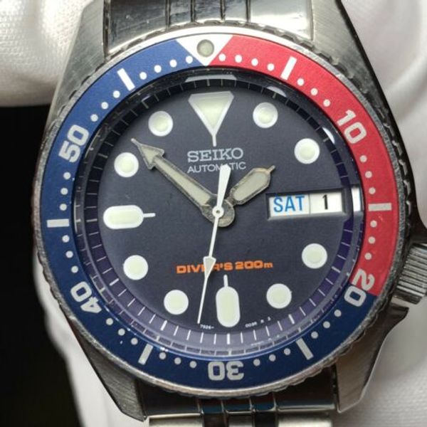 ULTRA RARE!! Seiko SKX015 Pepsi 38mm Everything Authentic Never Polish ...