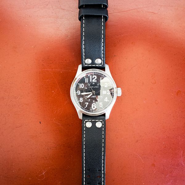 FS: H70615733 Hamilton 44mm Khaki Field Officer Automatic Swiss Watch ...