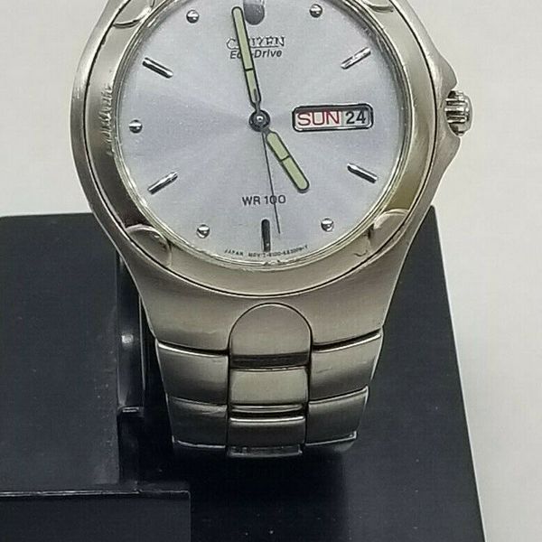 CITIZEN ECO-DRIVE E101-k17535 Gray Dial Stainless Steel Men's watch ...