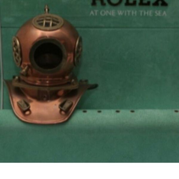 AUTH/RARE ROLEX WATCH DIVING HELMET/1970 STORE DISPLAY/SUBMARINER/5513 ...
