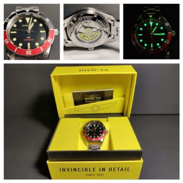 INVICTA 1953 Homage Zager 24 Jewel Automatic Dive Watch - NH35A ...