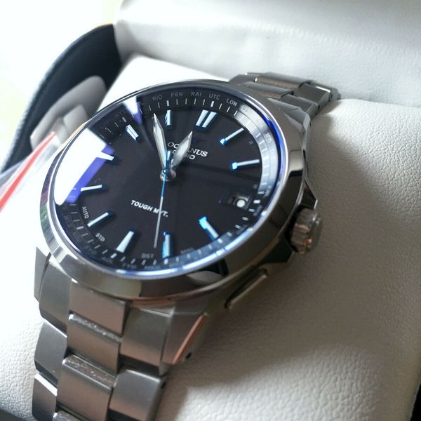 CASIO OCEANUS OCW-S100-1AJF TITANIUM WATCH MULTI BAND 6 SYSTEM SOLAR ...