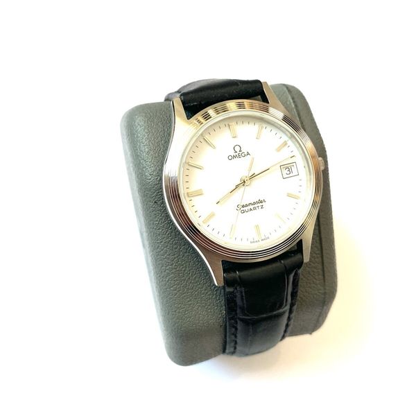 Vintage Omega Seamaster Cal 1425 White Dial Stainless Steel Menâ s ...