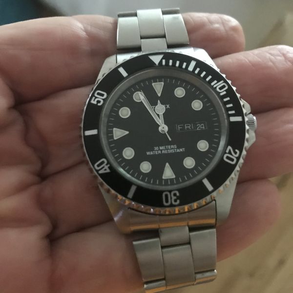 FS Vintage Timex 40mm Submariner, 1st edition maxi dial. | WatchCharts ...