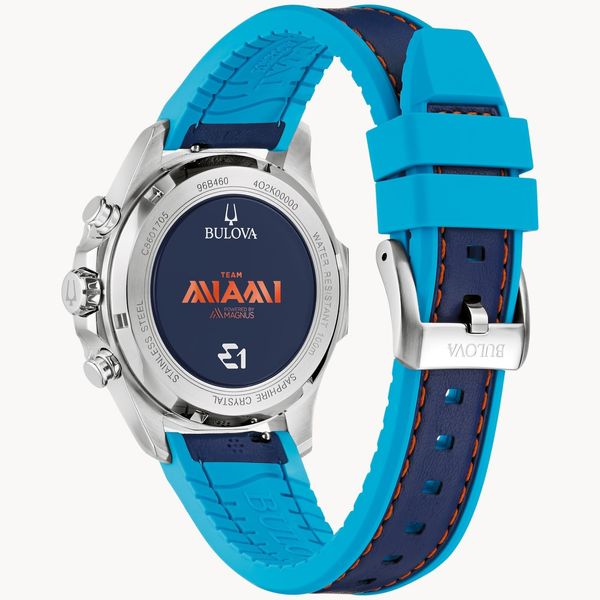 Bulova E1 Team Miami Racing Marine Star B Chronograph Men's Watch 100M ...