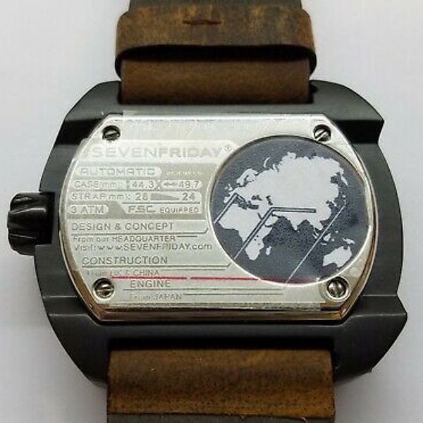 Sevenfriday SF-Q2/03 men's mechanical automatic watch Miyota movement ...