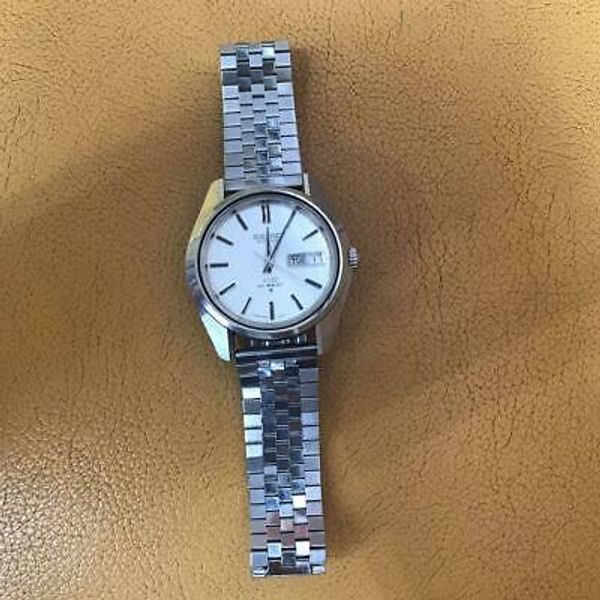 Seiko King Seiko 5626-7000 Hi-Beat Vintage SS Automatic Mens Watch Auth Works | WatchCharts ...
