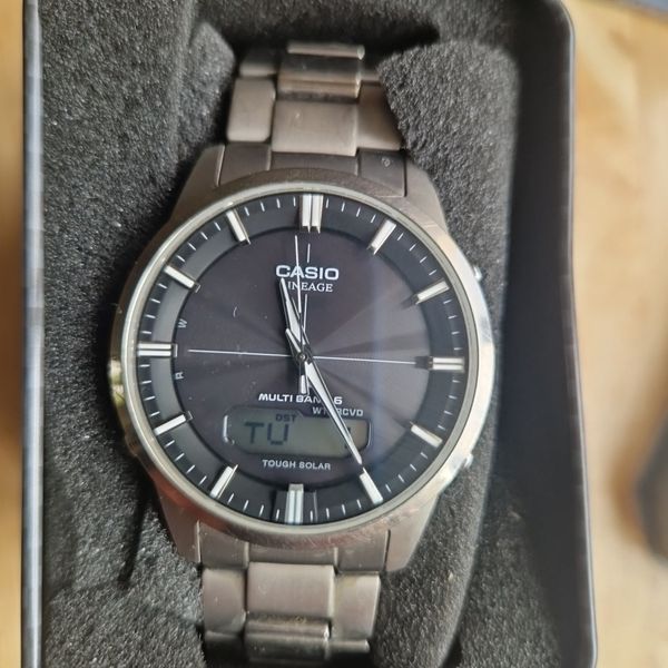 CASIO Wave Ceptor LINEAGE LCW-M170TD-1AER-Titanium/Solar Power/ Radio ...