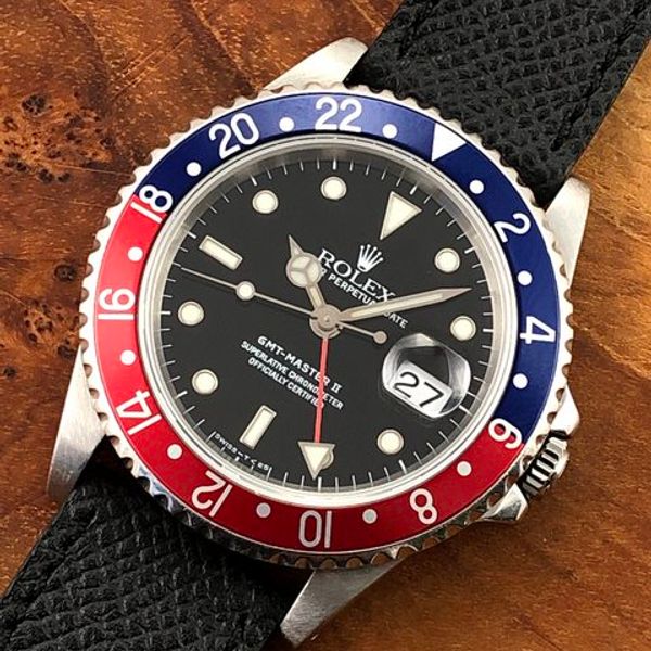 FS: 1998 U Serial Rolex GMT Master II 16710 Pepsi "Tritinova ...