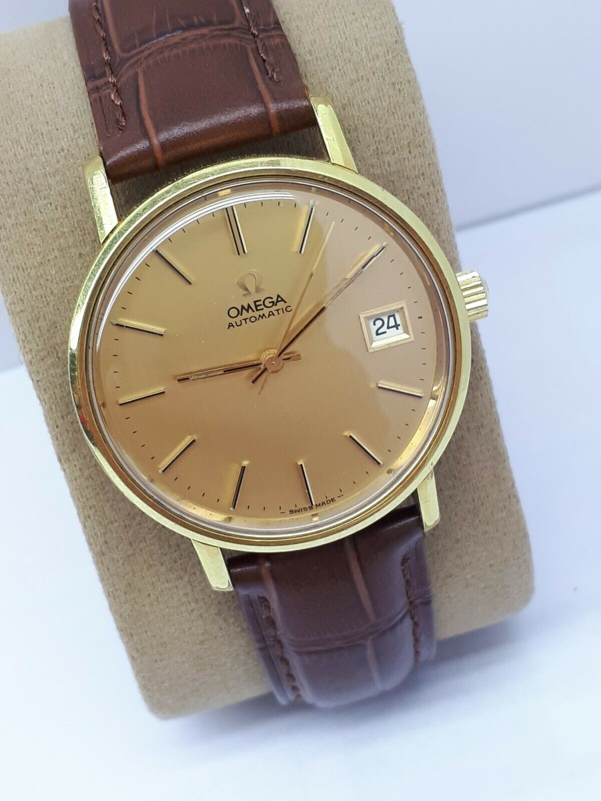 VINTAGE OMEGA SEAMASTER MD 166.0202 AUTOMATIC DATE MEN’S WATCH Ω SWISS ...