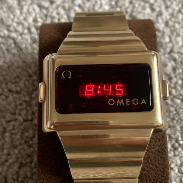 Omega Time Computer II Digital LED wristwatch c/w box | WatchCharts ...