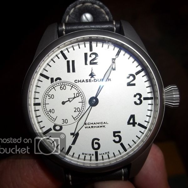 Chase-durer warhark Mechnnical-cream white dial-300.00$ shipped ...