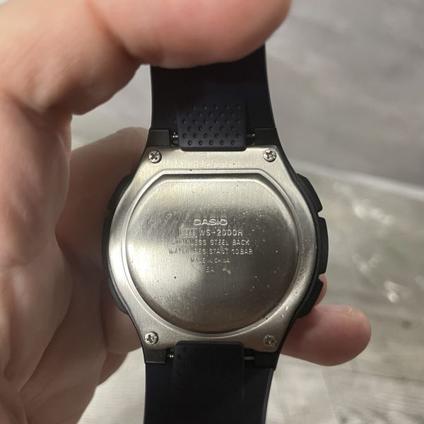 CASIO Watch Casio Collection WS-2000 Men's Black - Step Tracker - Lap ...