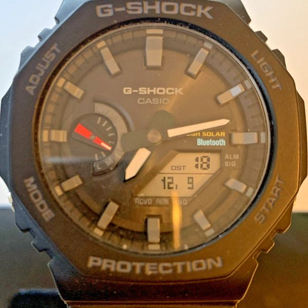 Casio G-Shock Bluetooth Tough Solar 2100 Series GA-B2100-1AER - used ...